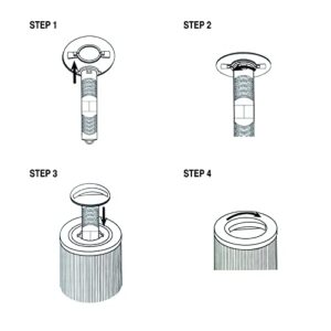 Hot Tub Filter Mineral Cartridge Sticks for Jacuzzi-Spa (2)