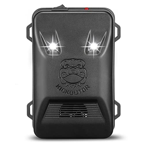 KICKOUTOR Rodent Repellent for Car Engines, Ultrasonic Under Hood Animal Repeller, Battery Operated & 12V 24V Car Truck RV Rat Deterrent Rodent Defense Vehicle Protect with LED Strobe Lights (1 Pack)