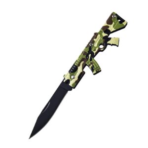 n//c folding knife, mini edc cool sharp tactical folding pocket knife multi-functional edc knife for outdoor camping hiking hunting survival work (black)