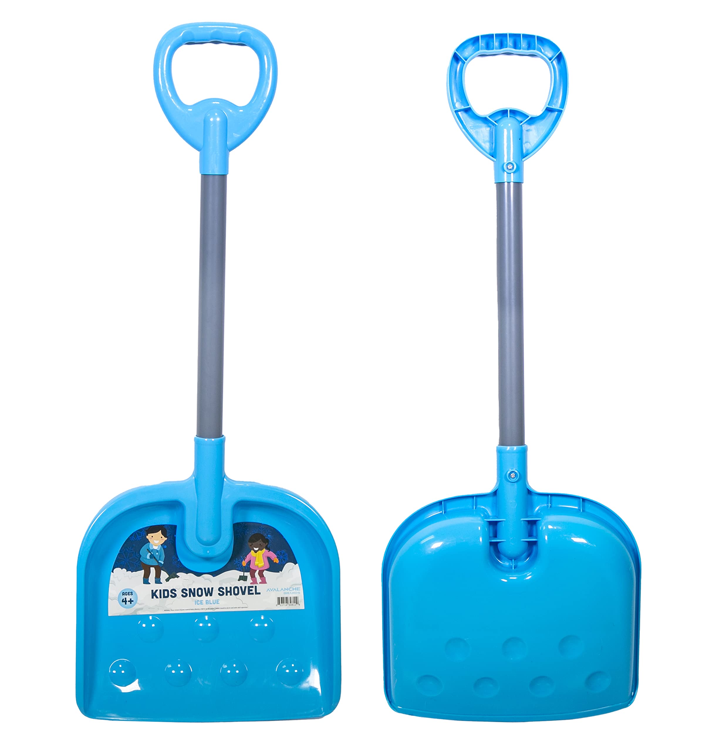 Avalanche Brands | Children's Snow Shovel | Ice Blue | Safe for All Ages