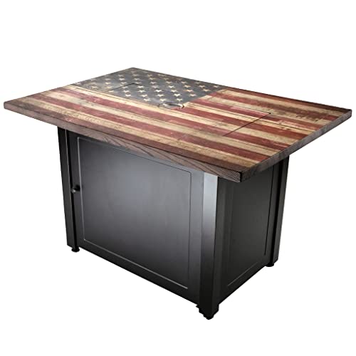 Endless Summer, The Americana, 40" x 28" Rectangle LP Gas Outdoor Fire Pit