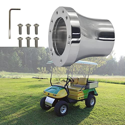 Golf Cart EZGO Steering Wheel Hub Spacer for Golf Cart Club EZGO TXT & RXV Golf Carts(Silver)