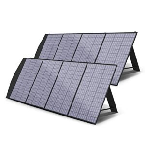 2pcs allpowers sp033 portable solar panels18v200w foldable solar panel kit with mc-4 output waterproof ip66 solar charger for rv laptops solar generator camping off-grid