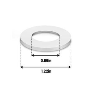 FSYHVVY Replacement Connector Seals Gaskets Washers for Coleman Lay-Z-Spa, A and B/C (2A+4B/C)