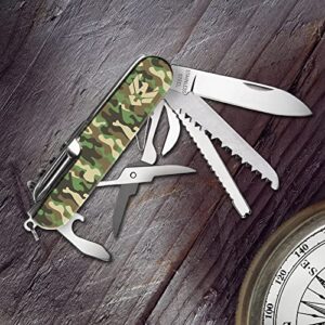 Swiss Eagle Commando Multi-Tool Army Knife - Packs 12 Tools In Your Pocket