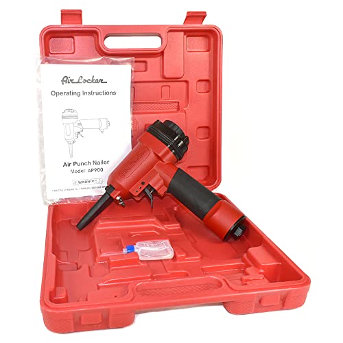 Air Locker AP900 Heavy Duty Professional Air Punch Nailer/Nail Remover/Nail Puller. 1/4 Inch NPT Thread Air Inlet. 50-110 PSI Pneumatic Nailer Removes 9-16 Gauge Nails