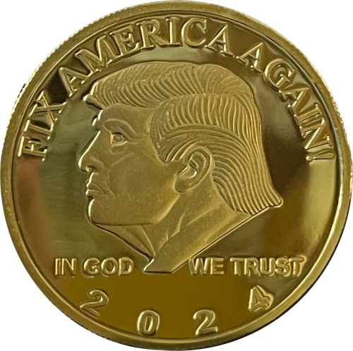 GL3-001 45th President Donald J. Trump MAGA Challenge Coin 2024 Fix America Again Challenge Coin