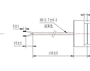 AUDIOWELL Ultrasonic Flow transducer for Water Meter 1MHZ