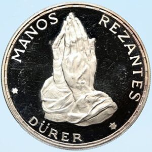 1970 1970 equatorial guinea dürer's praying hands proo good