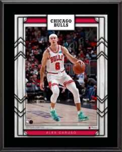 alex caruso chicago bulls 10.5" x 13" sublimated player plaque - nba team plaques and collages