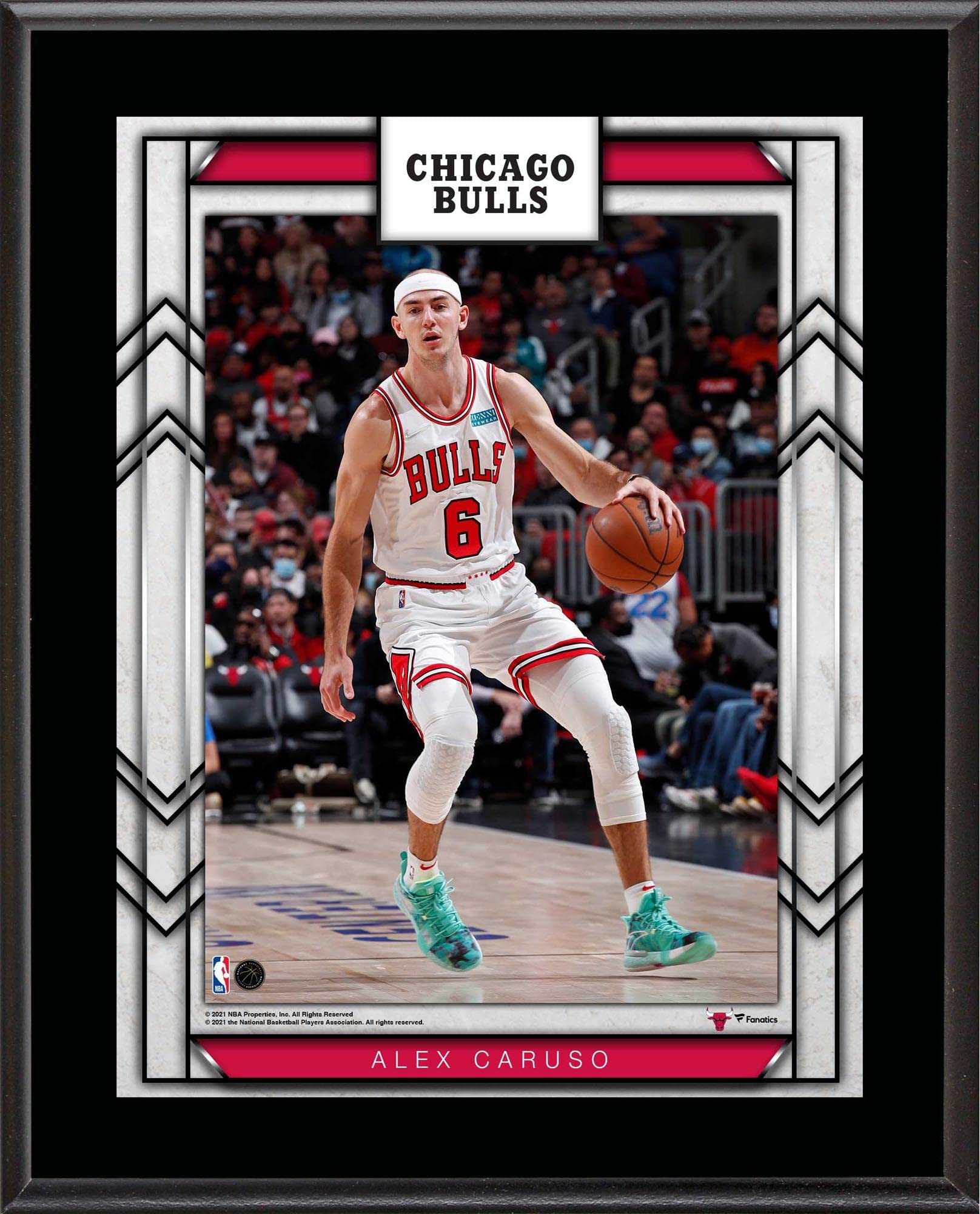 Alex Caruso Chicago Bulls 10.5" x 13" Sublimated Player Plaque - NBA Team Plaques and Collages