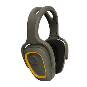 elgin rampage bluetooth hearing protection headphones, osha compliant 25 db noise reduction safety ear muffs with noise cancelling mic, 40+ hour battery, ear pro for work, lawn mowing, construction