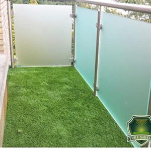 Turf Shield - Vinyl Black Screen, Clear Screen, Opaque Matte Screen Window Film for Artificial Turf, Grass, Patio Furniture, and Vehicle Protection!(54" X 60", Matte Vinyl)