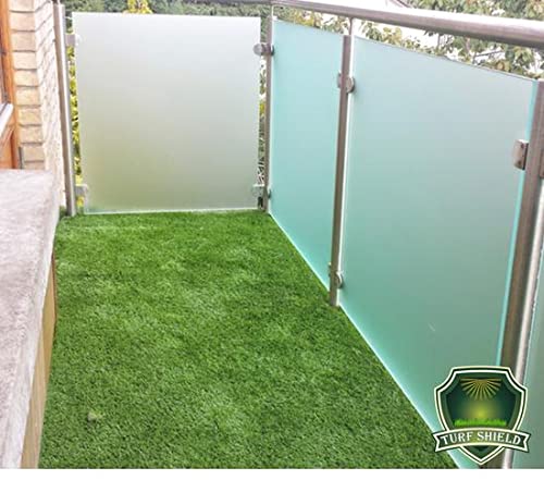 Turf Shield - Vinyl Black Screen, Clear Screen, Opaque Matte Screen Window Film for Artificial Turf, Grass, Patio Furniture, and Vehicle Protection!(54" X 60", Matte Vinyl)