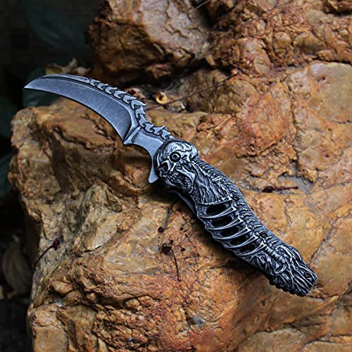 Survival Utility Folding Knife - Outdoor Hunting Camping Knife