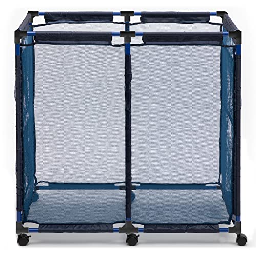 PARANTA Pool Storage Bin, Ball and Toy Mesh Container, Blue(36" x36" x24")