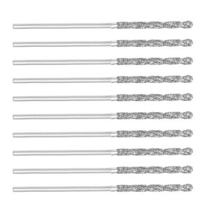 bettomshin 10pcs diamond drill bit, 1mm diamond twist drill bit set for drilling stone jewelry sea glass beach shells gemstones