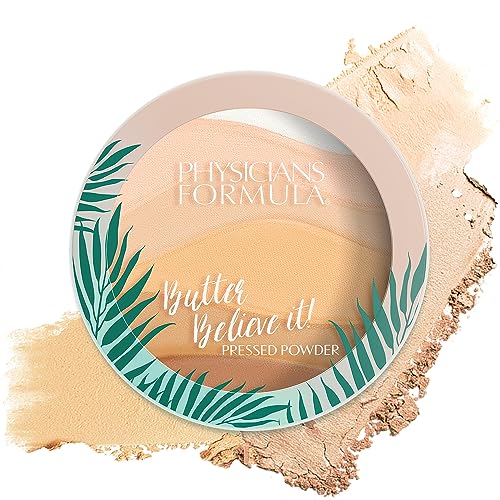 Physicians Formula Butter Believe it! Pressed Powder Translucent | Dermatologist Tested, Clinicially Tested