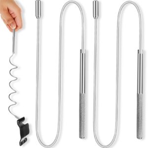 3 pcs bendable magnetic pickup flexible magnetic pickup tool bendable magnet snake pick up sweeper retriever stick 19 inch length