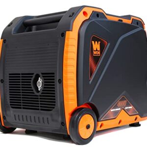 WEN 56400iX 4000-Watt Inverter Generator with Fuel Shut-Off and CO Shutdown Sensor, Black