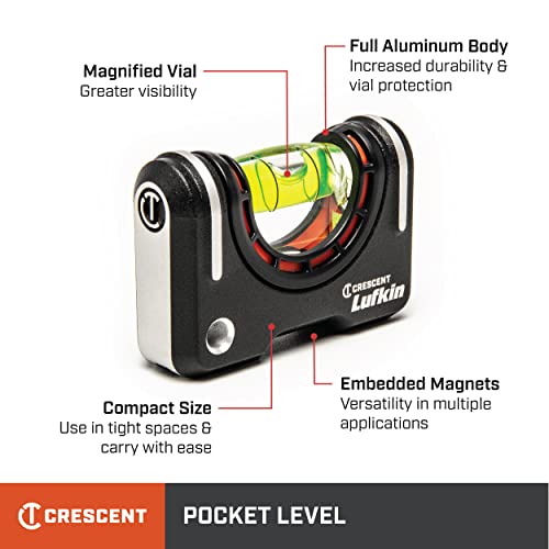 Crescent Lufkin Pocket Level - LPL1000-02