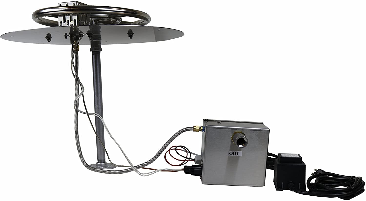 High-Capacity Automatic Outdoor Fire Feature Control System - Electronic Flame Control Ignition Module - Natural Gas or Propane - Igniter for Fire Pits, Fire Features, Fire Bowls/Tables (500,000 BTU)