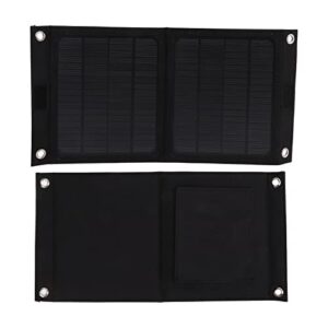 01 02 015 8W Waterproof Solar Panel Kit, 8W Folding Solar Panel Kit Resistance 12V Wear Resistance Portable Sun Protection for Hiking for Outdoor for Camping