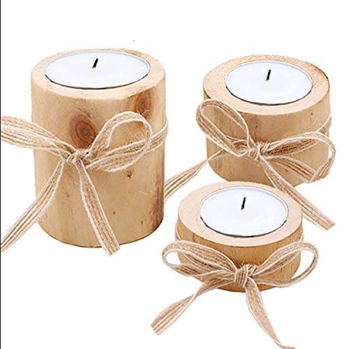 Nwsrayu Wooden Air Plant Holder Pack of 3 Wooden Air Plants Holders Air Plants Terrarium Tillandsia Streptophylla Xerographica Holders Succulent Pot Tea light Holder