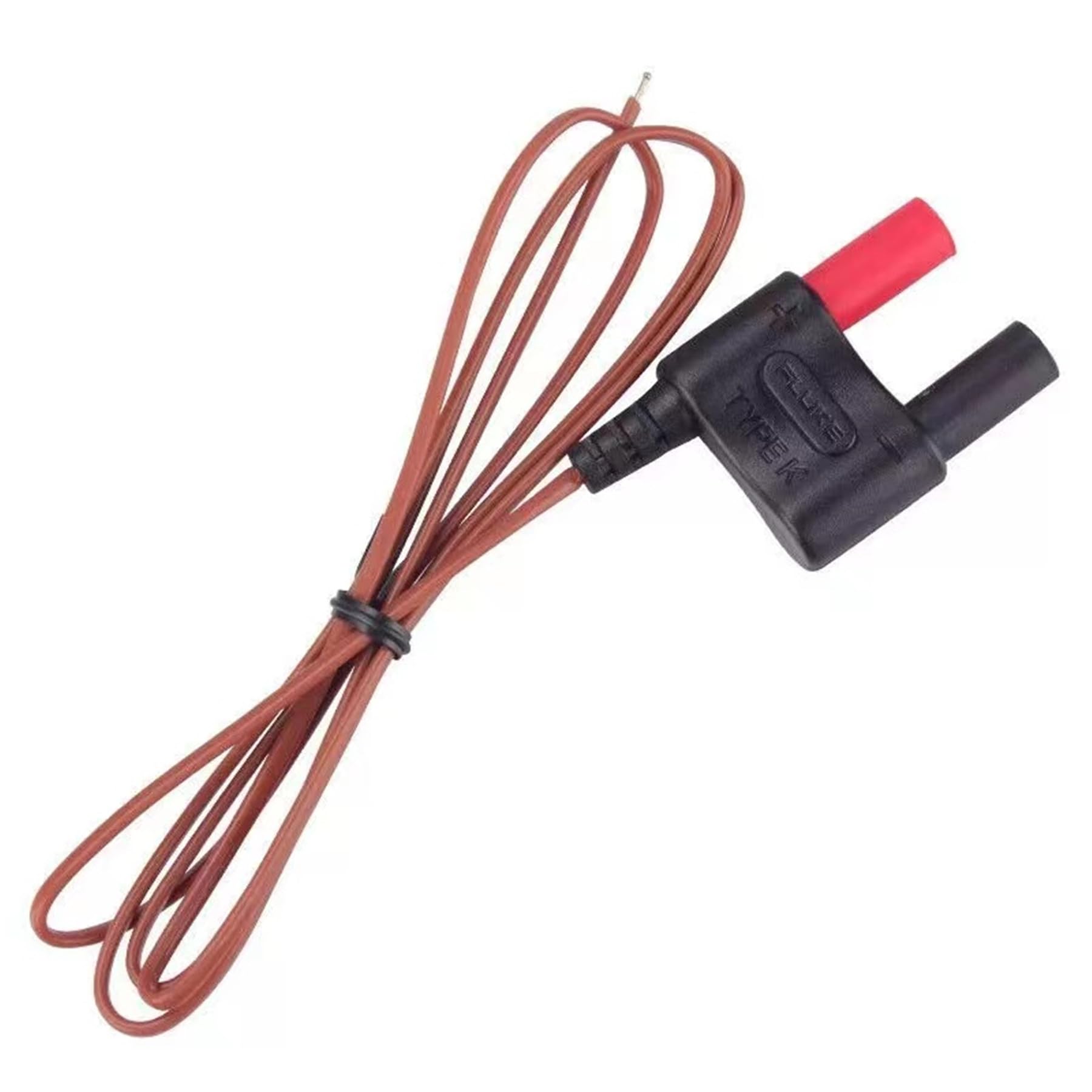 80BK-A Type K Thermocouple, Temperature Bead Probe, Clamp - Multimeter Compatible with for Fluke F17B+,F116C,F87-V,F28LL,F179,F287,F289,F189