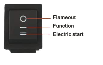 Start On Off Switch for Harbor Freight Predator 7000/8750 Watt 63086 63085 63087 3 Position 6 Pins