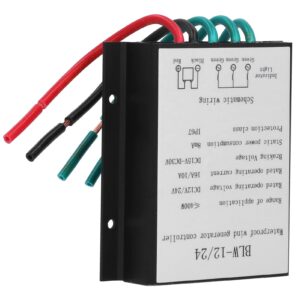 Wind Turbine Generator Controller, IP67 Waterproof DC12-24V Automatic Controller BLW‑12/24 400W Battery Charging Regulator