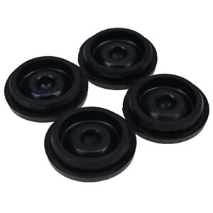 aivwumot 4 pack trailer axle wheel rubber grease plugs hub dust cap fits for dexter ez lube trailer camper axle