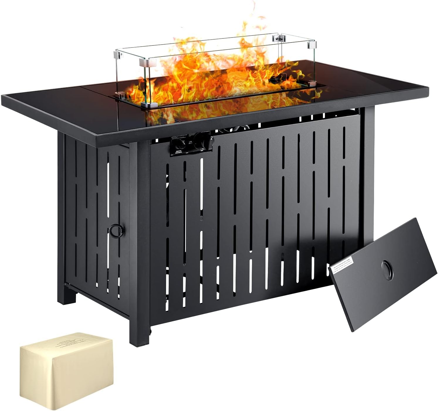 Flamaker Fire Pit Table 42 inch…