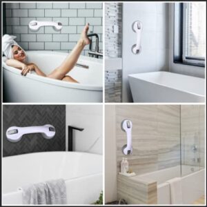 Popular front Shower Handle - 12 inch Grab Bars for Bathroom, Shower Handles for Elderly Suction,for Elderly,Pregnant Women, Disabled Persons Bathroom Safety Grab Bars (1), Gray