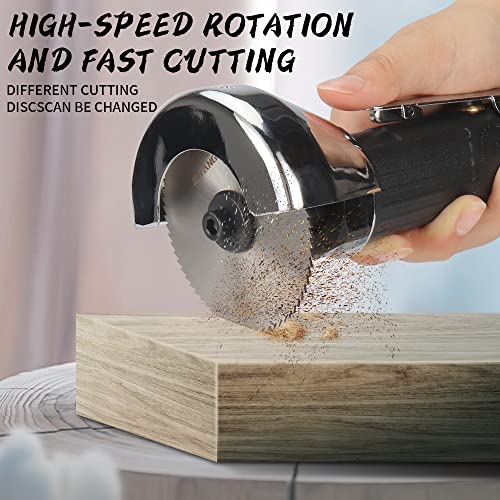 3 Inch Hss Saw Blade 75mm Steel Saw Disc Wheel Cutting Blades with 3/8 Inch Arbor Mini Drill Saw Blade for Wood Plastic Metal Tile Composite Materials Cutting 72T (3Pcs)