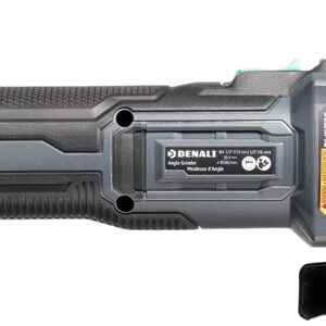 Amazon Brand - Denali by SKIL 20V Cordless Angle Grinder Kit with 4.0Ah Lithium Battery and 2.4A Charger, Blue