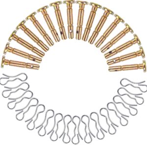 dawnow Replacement Shear pins and Split pins are Suitable for Cub Cadet 738-04124 and 714-04040 MTD Snow blowers (16 Pack)