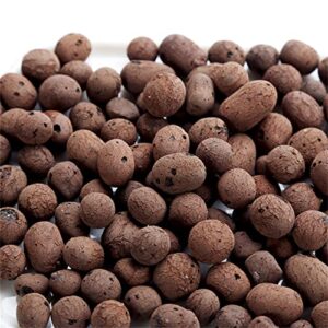 siynannlawn 8lbs expanded clay pebbles grow media drainage rocks for potted plants,aquaponic,aquarium,8-14mm leca balls for hydroponics,leca for plants