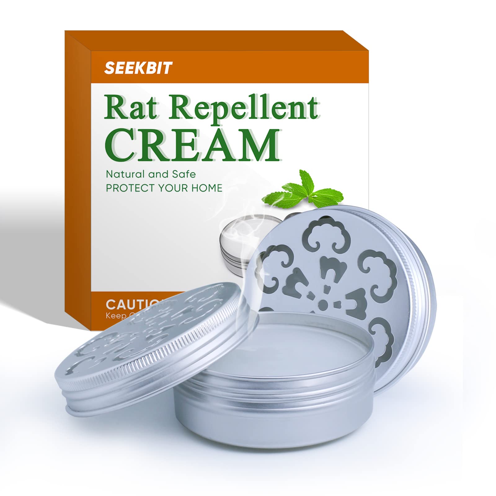 SEEKBIT 2 Pack Rodent Repellent Cream for Car Engines to Keep Mice Out, Mouse Repellent Deterrent Peppermint Oil to Repelling Mice and Rats, Rat Repellent Perfect for Home Garages RV Closets Trucks