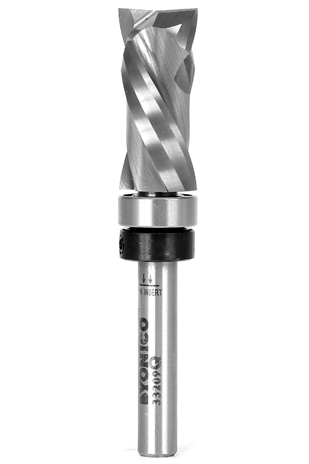 YONICO 33209q Top Bearing Ultra-Performance Compression Flush Trim Router Bit 1/4-Inch Shank