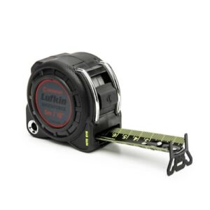 crescent lufkin 1-3/16" x 5m/16' shockforce nite eye g1 dual sided tape measure - l1116cmeb