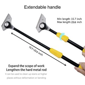 Paint Scraper,Putty Knife,Razor Blade Scraper Tool,Floor Scraper Long Handle Heavy Duty,Scraper Tool,Plastic Scraper,Gasket Scraper,Carbide Scraper