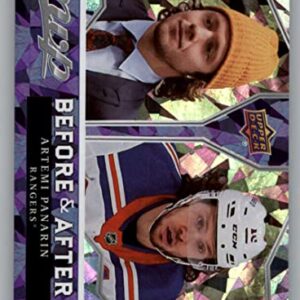 2021-22 Upper Deck MVP Before and After #BA-8 Artemi Panarin New York Rangers Official NHL Hockey Card in Raw (NM or Better) Condition