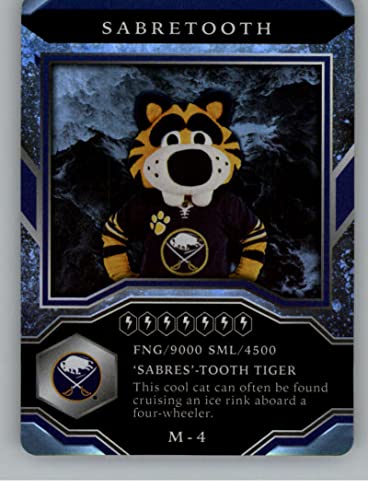 2021-22 Upper Deck MVP Mascot Gaming Cards #M-4 Sabretooth Buffalo Sabres Official NHL Hockey Card in Raw (NM or Better) Condition