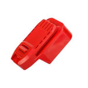 LQ-18RY Adapter Only Fits Craftsman V20 (NOT Old 20v) Cordless Tools for Milwaukee M18 Platform Lithium Batteries-Adapter Only RED MQ-GV 0