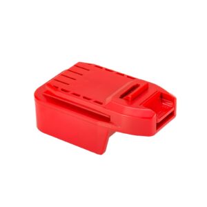 LQ-18RY Adapter Only Fits Craftsman V20 (NOT Old 20v) Cordless Tools for Milwaukee M18 Platform Lithium Batteries-Adapter Only RED MQ-GV 0