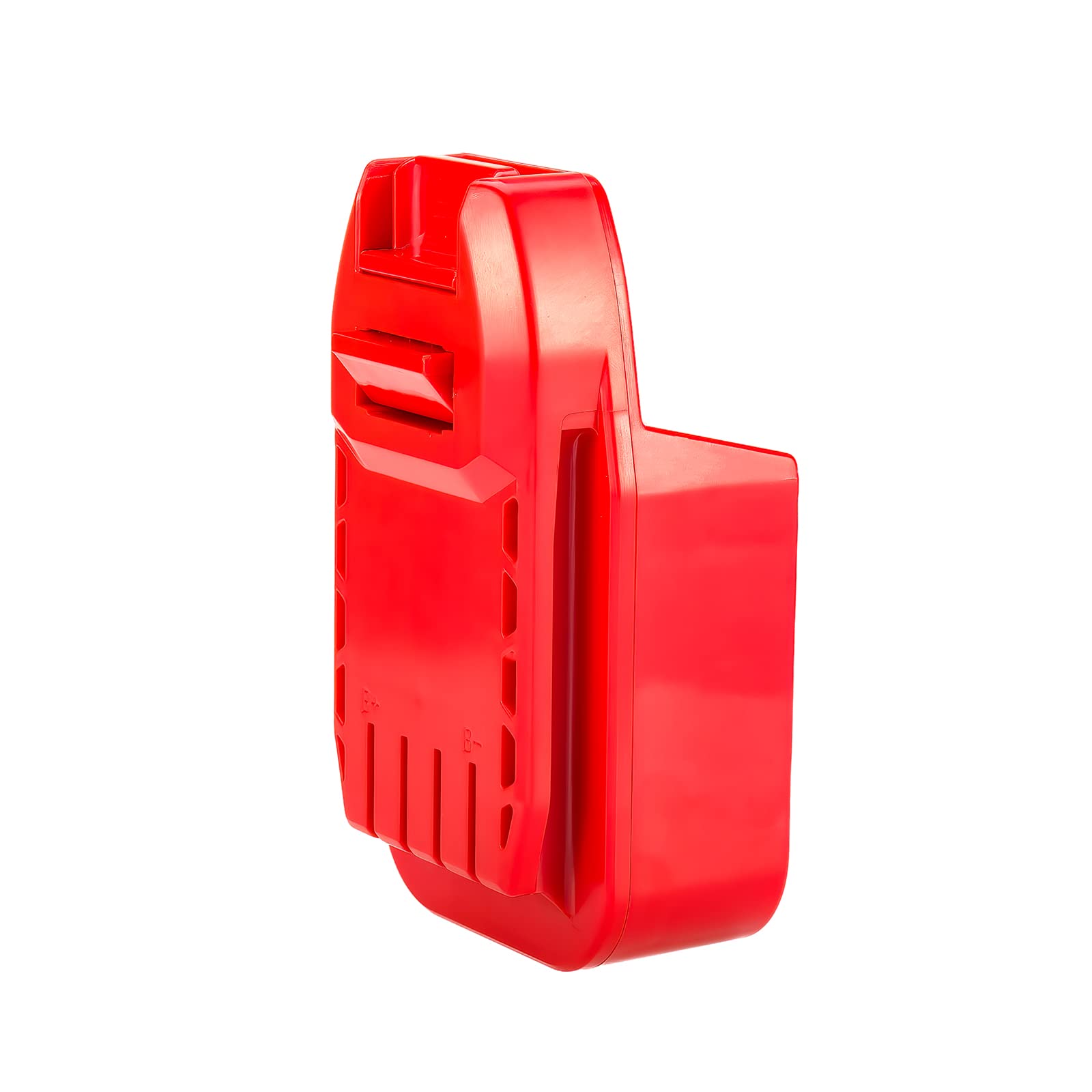 LQ-18RY Adapter Only Fits Craftsman V20 (NOT Old 20v) Cordless Tools for Milwaukee M18 Platform Lithium Batteries-Adapter Only RED MQ-GV 0