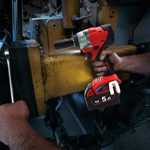 FSYAO 18V 1/2 inch cordless impact wrench-brushless, 350 ft-lbs maximum torque, 4-speed adjustment, automatic start and stop.(Main unit only, no battery).