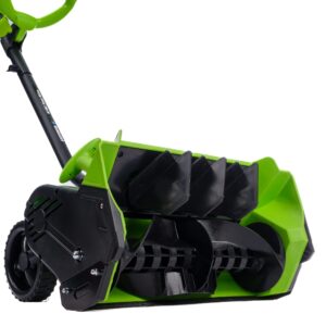 Earthwise Power Tools by ALM SN722018 2 x 20-Volt 18-Inch Cordless Snow Thrower, (2) 4.0Ah Batteries & Fast Charger Included