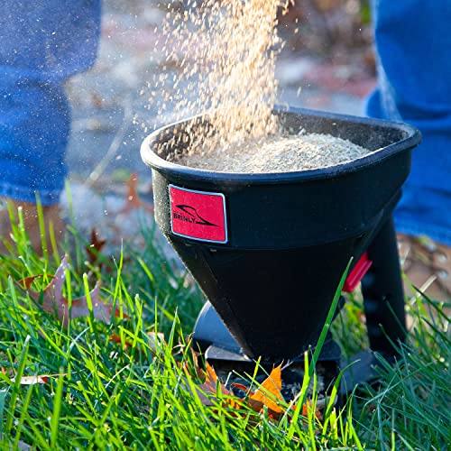 Brinly HHS3-5BH 5lb. All-Season Handheld Spreader with Easy-Fill Design for Seed, Ice Melt, & Fertilizer